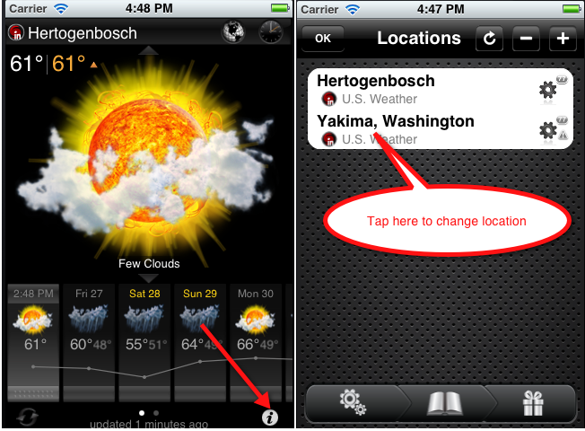 eWeather HD: weather app for iPhone and iPad user's manual (tutorial ...